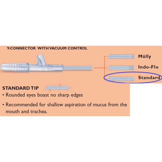 CATHETER Y SUCTION FG10 W/ REMOVABLE SLEEVE (50)
