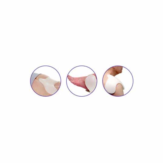 DERMAPAD SACRUM/ANKLE WRAP POLYMER GEL PAD