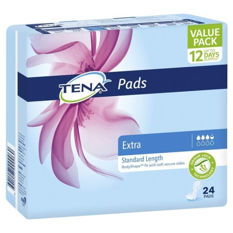 TENA PADS INSTADRY LONG LENGTH (8/PKX6)